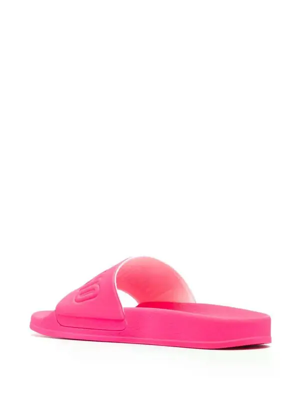 Moschino Embossed Slides