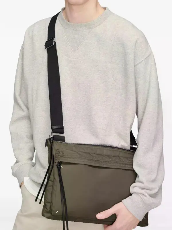 MAISON MARGIELA Four-stitch Zip Line Shoulder Bag