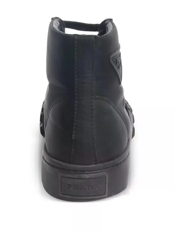 Prada Cassetta Wheel High-top Sneakers