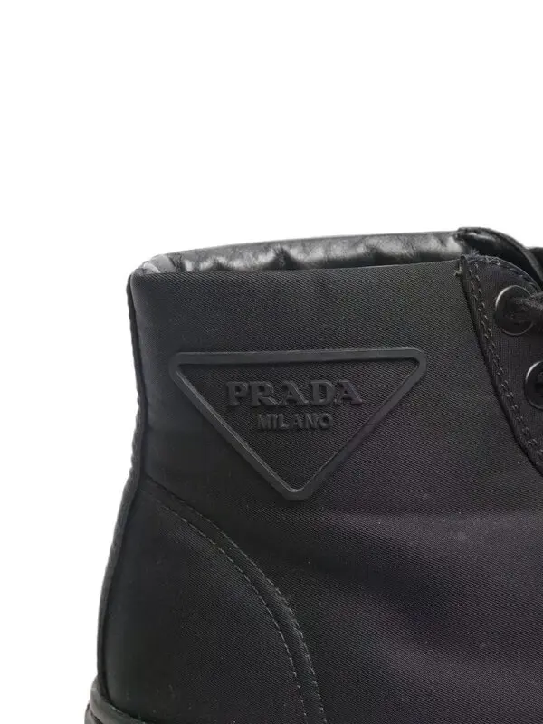 Prada Cassetta Wheel High-top Sneakers
