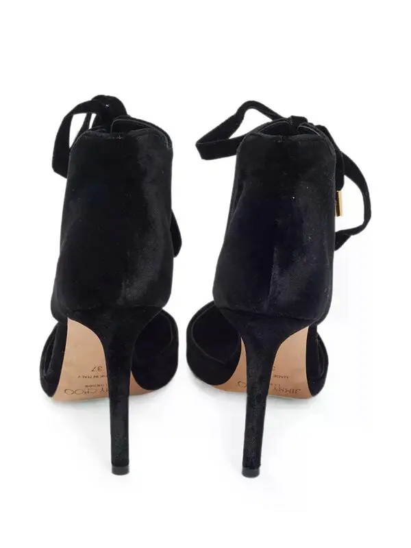 JIMMY CHOO Mari Lace-up Heeled Pumps