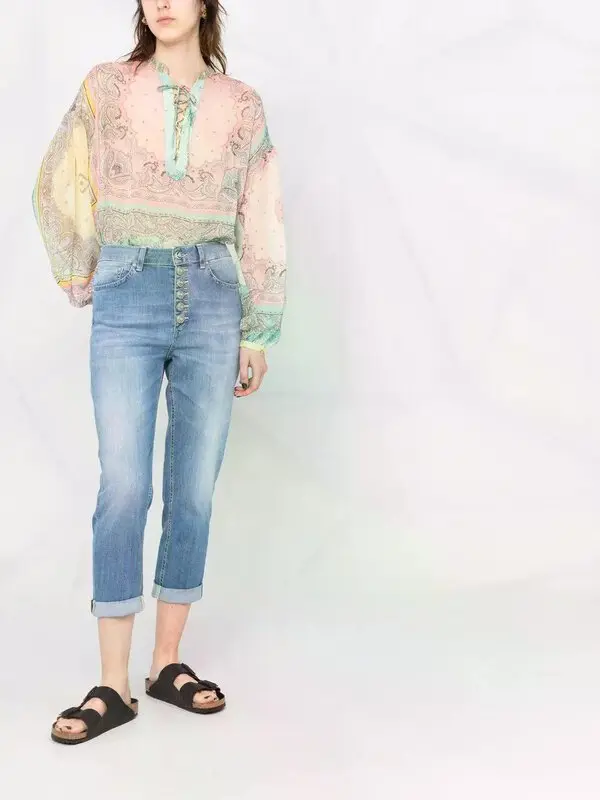 DONDUP Koons Loose-fit Cropped Jeans