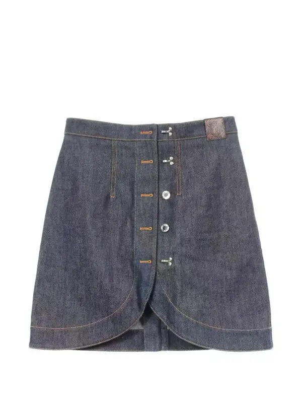 LOUIS VUITTON Zip-fastening Midi Skirt