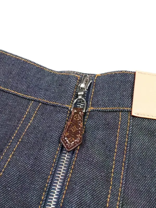 LOUIS VUITTON Zip-fastening Midi Skirt