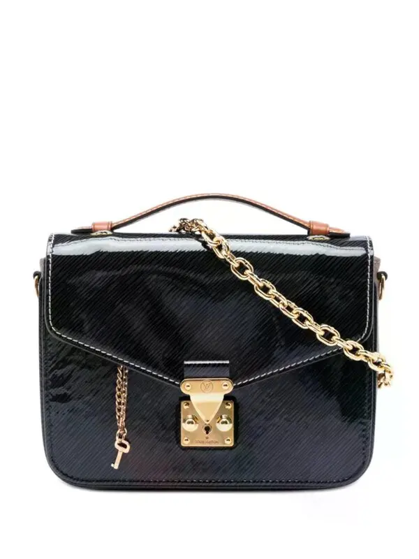 LOUIS VUITTON Mini Pochette Metis Satchel - Black