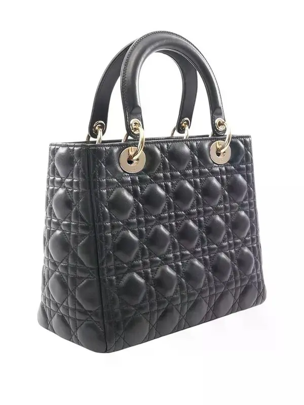 Dior Medium Lady Handbag - Black