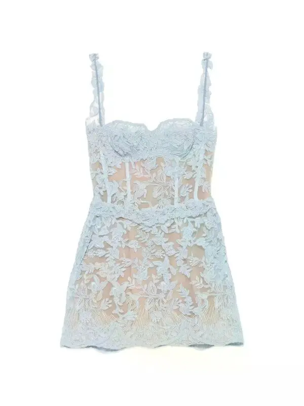 Ermanno Scervino Corset-style Mini Dress