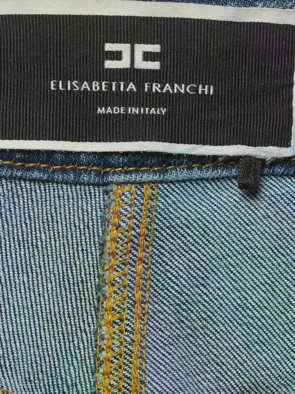 Elisabetta Franchi Denim Flared Jeans