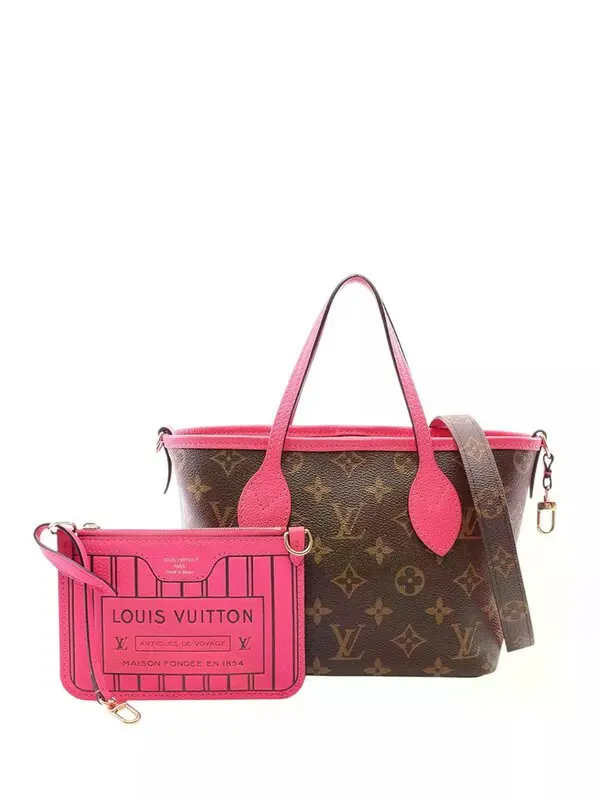 LOUIS VUITTON Monogram Reversible Neverfull Bandouliere Inside Out Bb Satchel