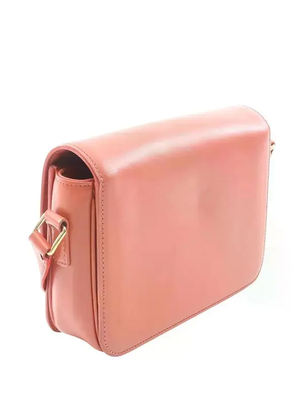 Celine Shiny Calfskin Triomphe Crossbody Bag