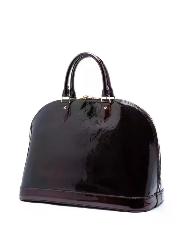LOUIS VUITTON Monogram Vernis Alma Gm Handbag - Purple