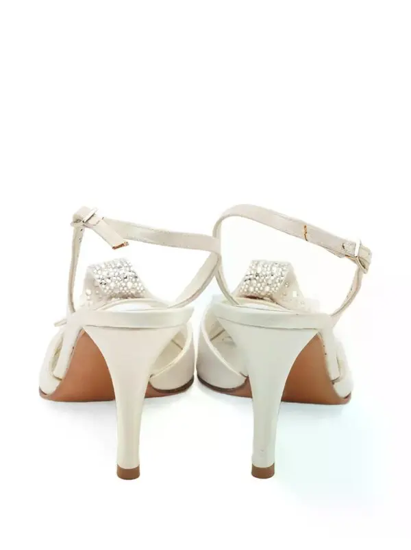 STUART WEITZMAN Embellished Slingback Sandals