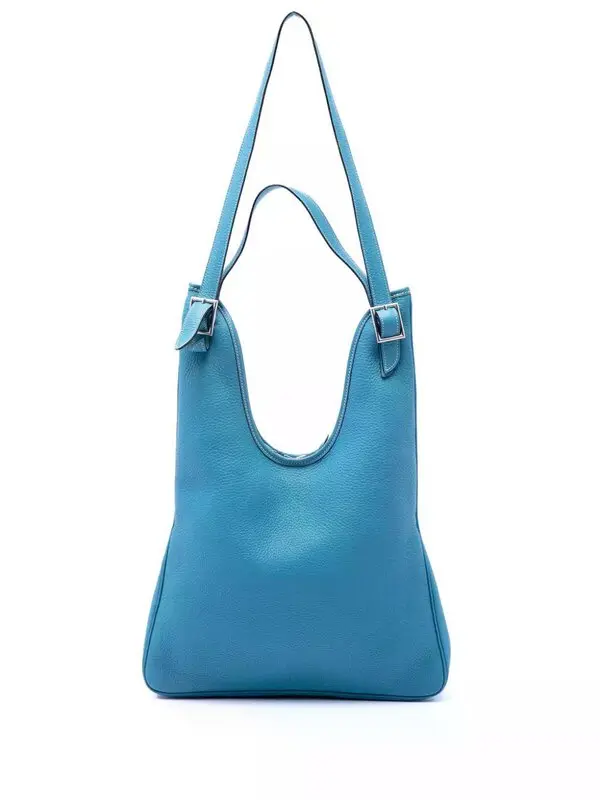 Hermès Clemence Massai Pm Satchel - Blue