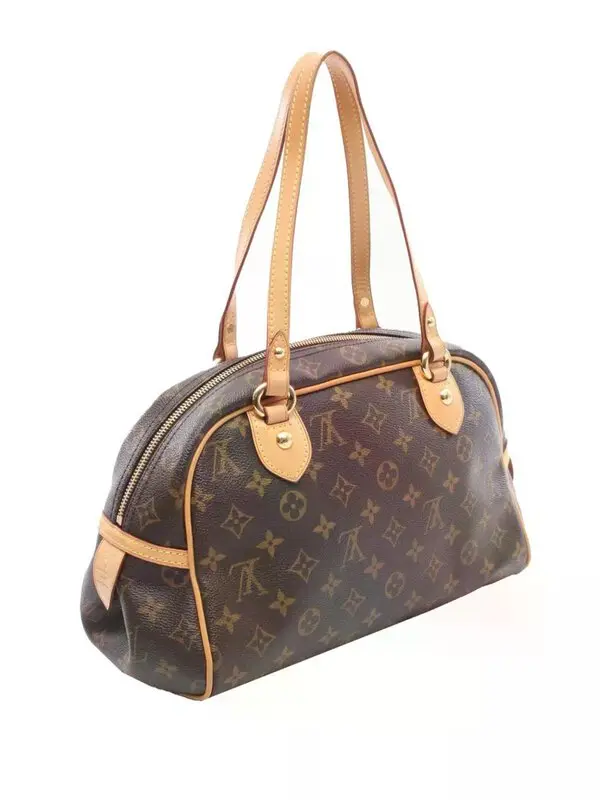 LOUIS VUITTON Monogram Montorgueil Pm Handbag - Brown