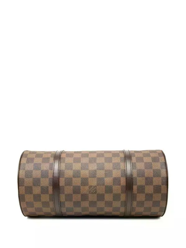 LOUIS VUITTON Damier Ebene Papillon 30 Handbag - Brown