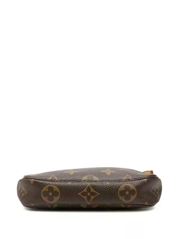 LOUIS VUITTON Monogram Mini Pochette Accessoires Handbag - Brown
