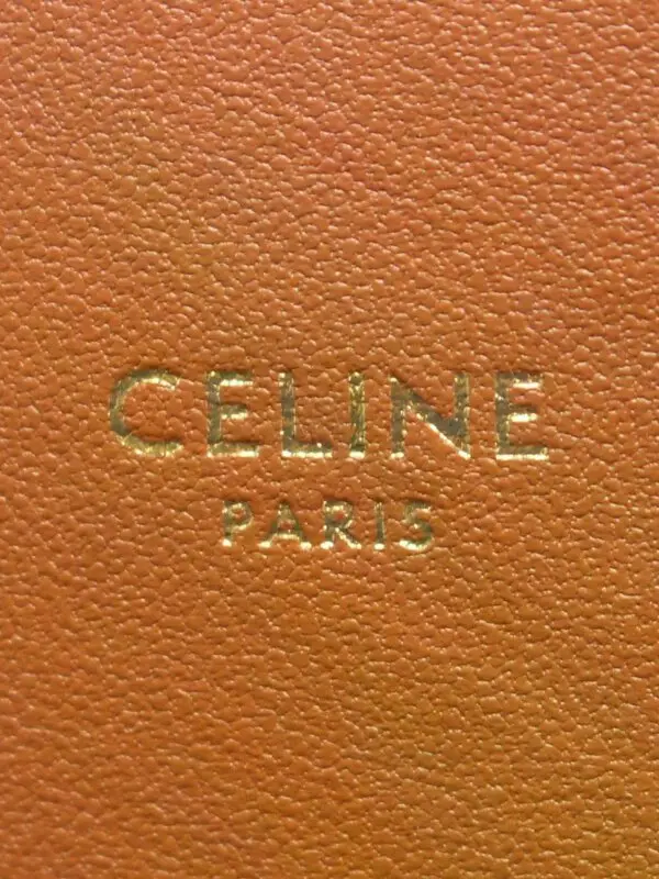 Celine Triomphe Coated Canvas And Calfskin Crossbody Bag - Brown