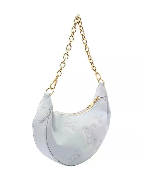 LOUIS VUITTON Leather Over The Moon Satchel - Blue