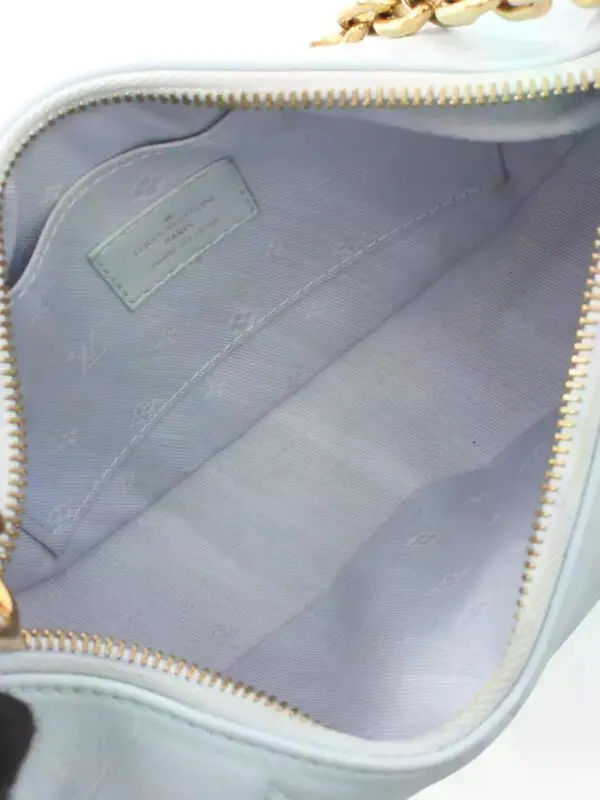LOUIS VUITTON Leather Over The Moon Satchel - Blue