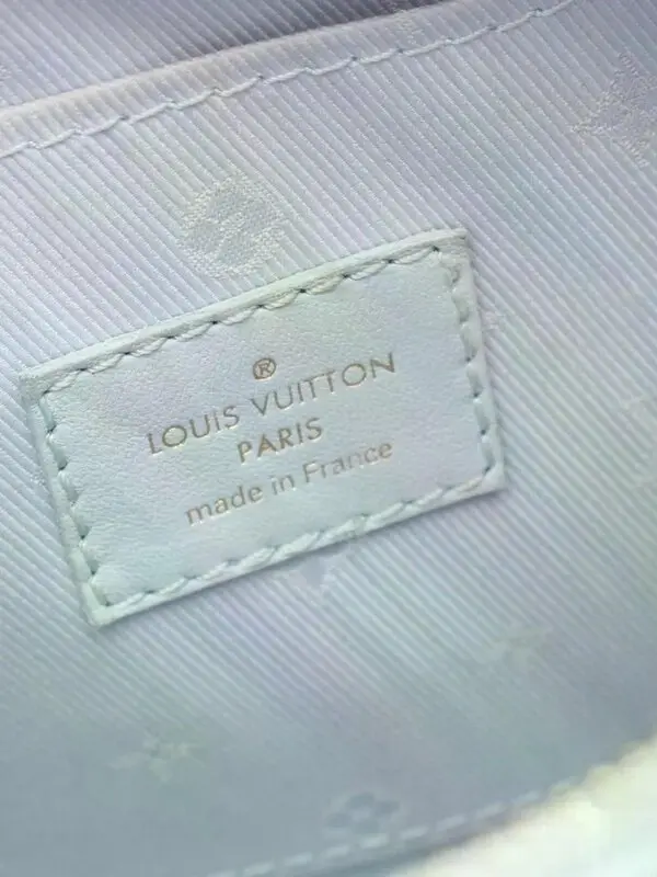 LOUIS VUITTON Leather Over The Moon Satchel - Blue