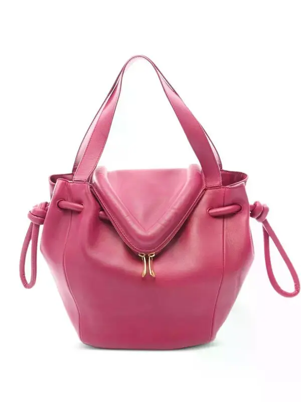 Bottega Veneta 2010s Beak Leather Handbag - Pink
