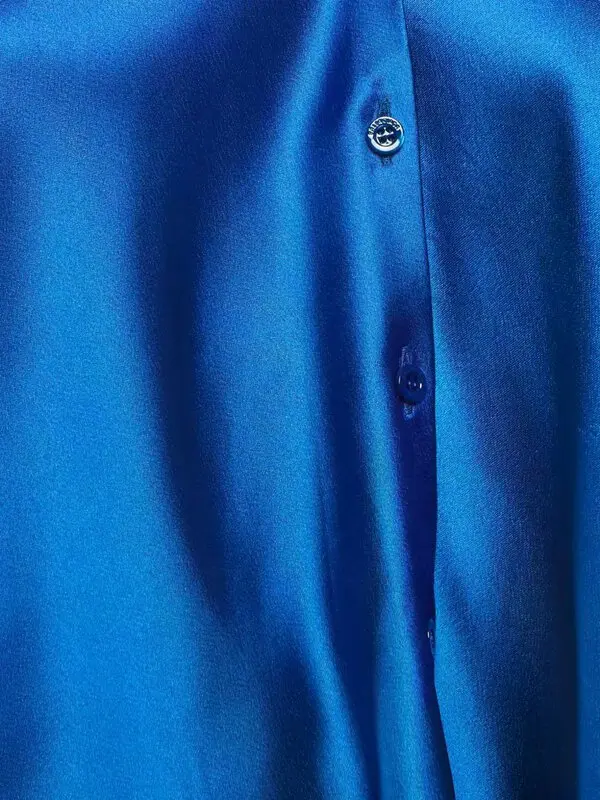 Balenciaga Satin Long Sleeve Shirt