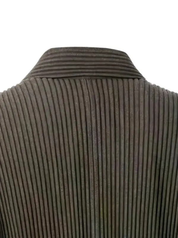 Issey Miyake Plissé Notched-lapel Jacket