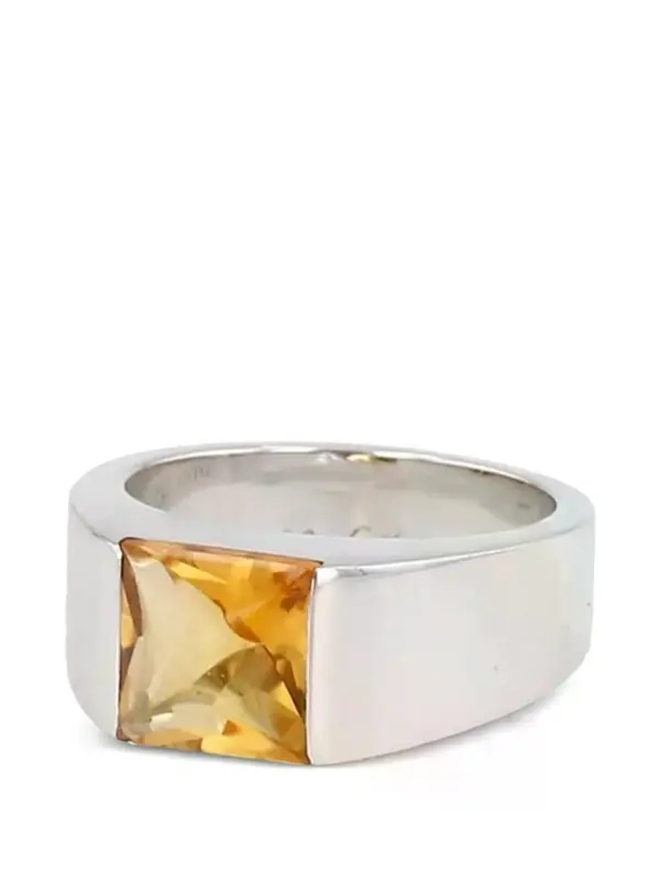 Cartier 1997 Tank Citrine Ring