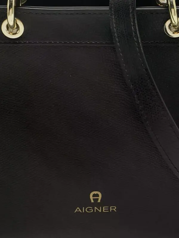 AIGNER Carol Leather Tote Bag