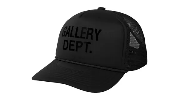 GALLERY DEPT. Gd Logo Trucker Cap - Black