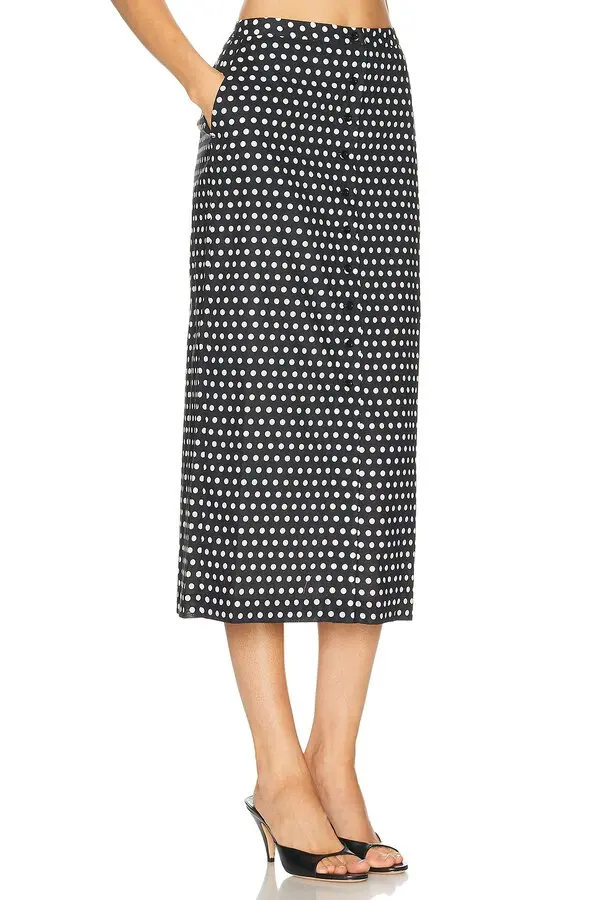 FRAME The Polka Dot Skirt