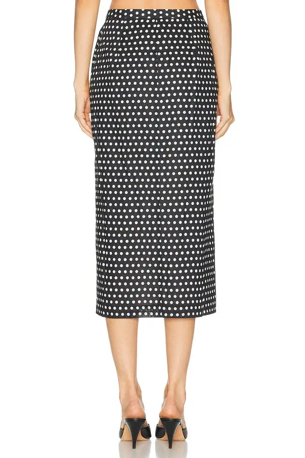 FRAME Polka Dot Skirt