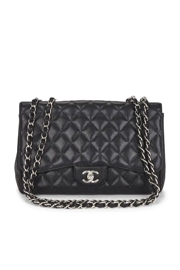 Chanel Jumbo Classic Flap Bag - Black