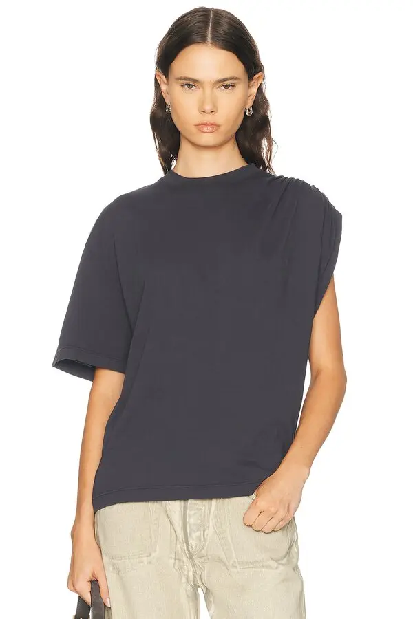 AGOLDE Roma T-shirt In Grey - Shade