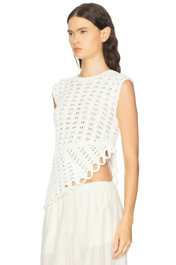Loulou De Saison Saez Asymmetric Sleeveless Top