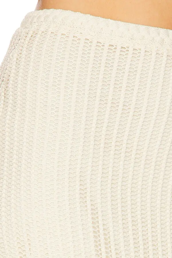 SELF-PORTRAIT Crochet Flower Knit Mini Skirt