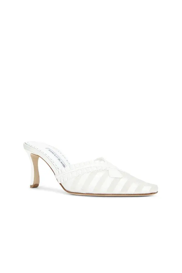 Manolo Blahnik Voluptia 70 Mule Heel