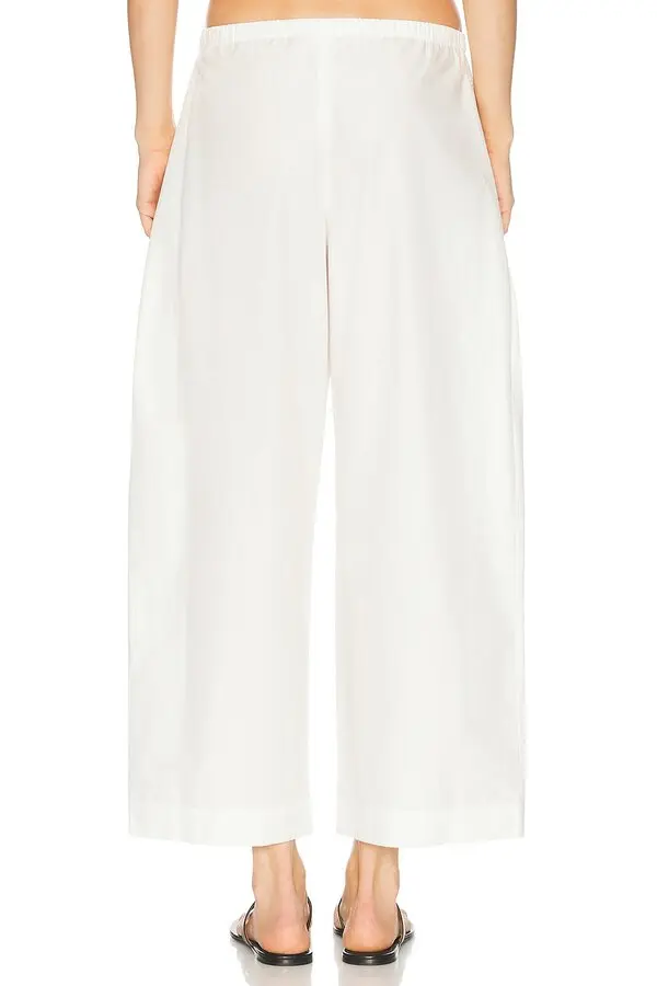 Khaite Cotton Pants - Chalk