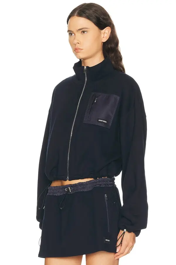 Miu Miu Felpa Nylon Jacket