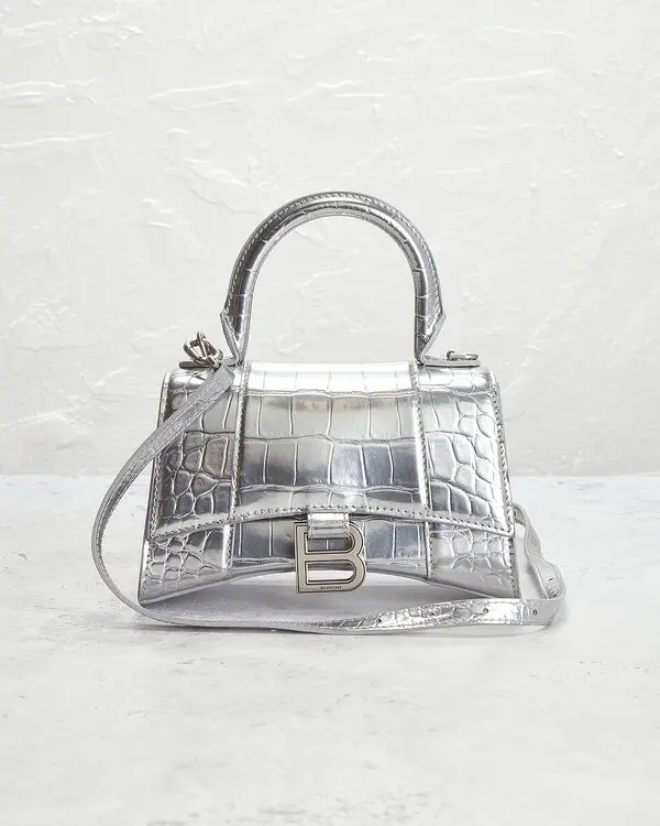FWRD RENEW Balenciaga Xs Hourglass Top Handle Bag