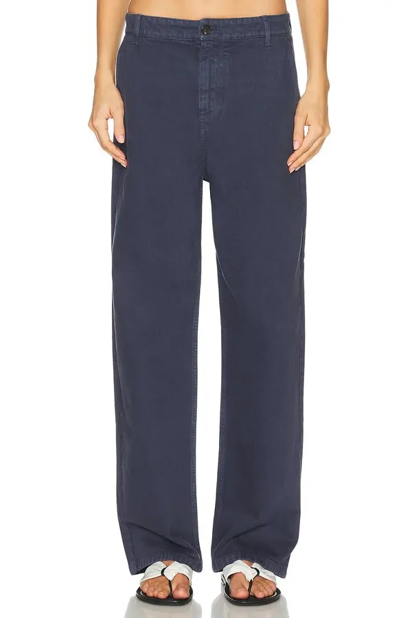 Miu Miu Twill Wide-leg Pants - Ematite