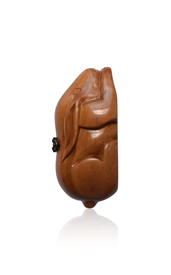LUCIA ZOLEA Petite Wooden Hare Clutch - Multi