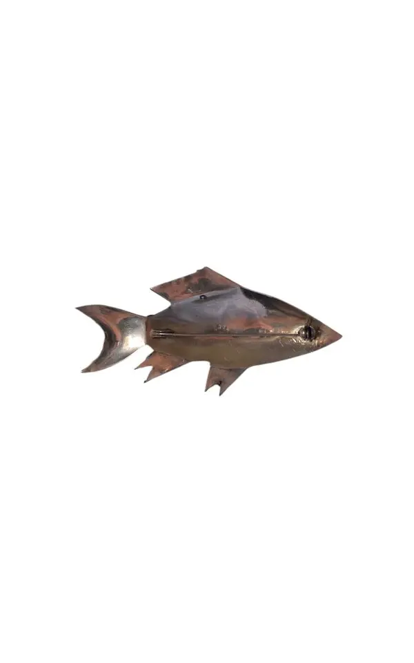 LUCIA ZOLEA Sterling Fish Brooch