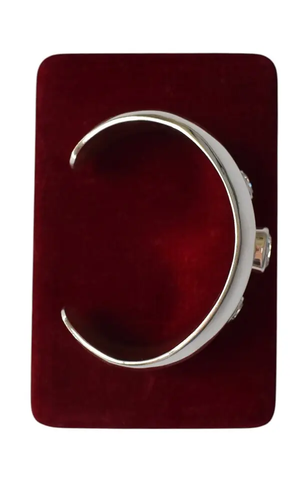 LUCIA ZOLEA Sterling Multi Glass Cabochon Cuff