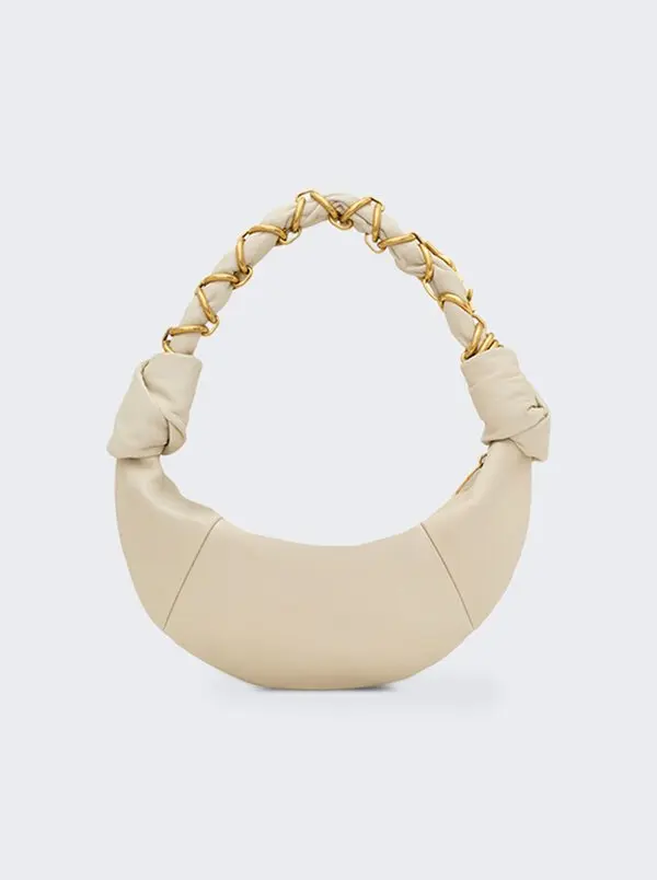 Saint Laurent Amalia Hobo Bag - White