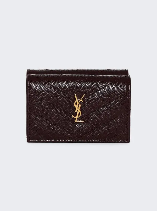 Saint Laurent Wallet Hot Wine - Red