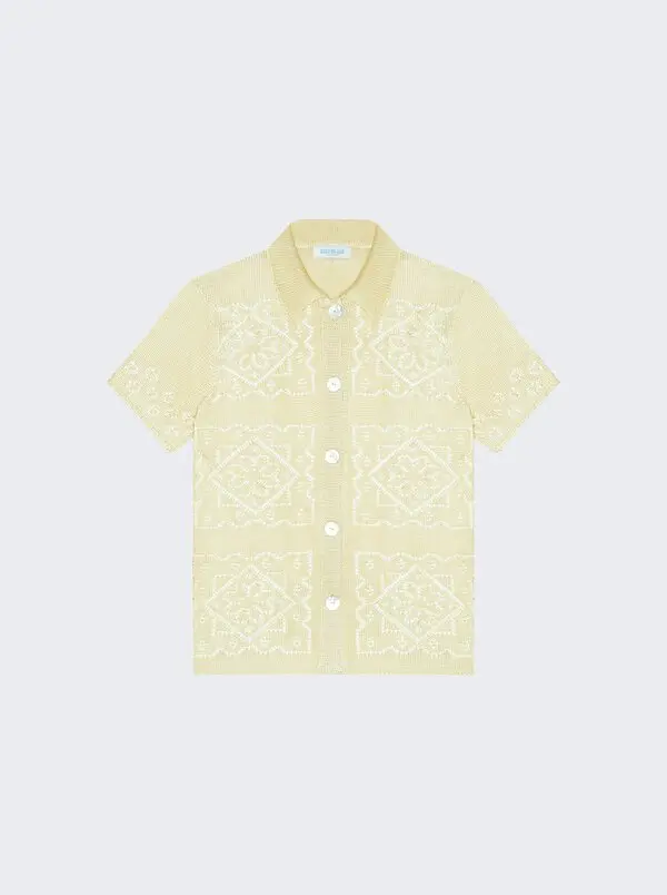 Calle Del Mar Handkerchief Design Short Sleeve Shirt