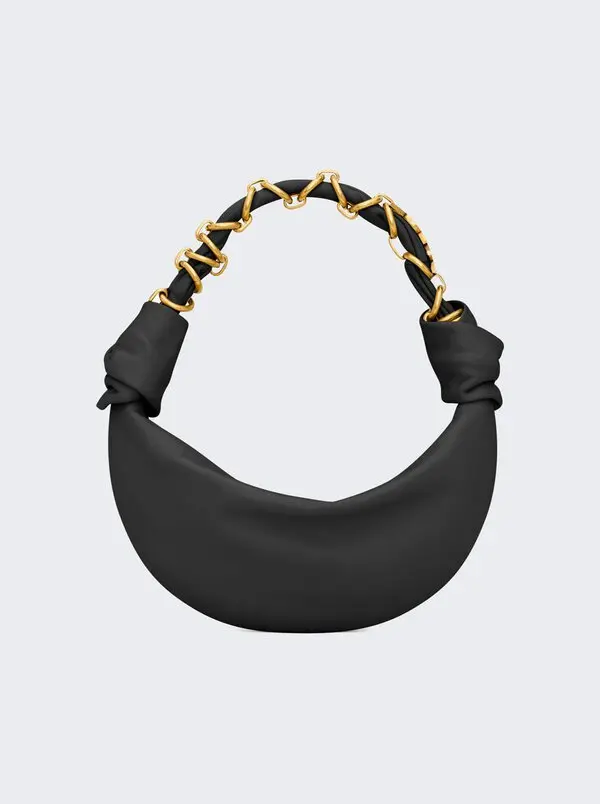 Saint Laurent Mini Amalia Hobo Bag - Black