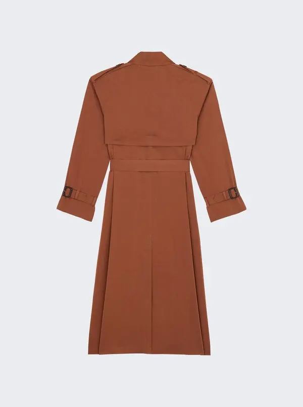 Saint Laurent Trench Coat Mocha
