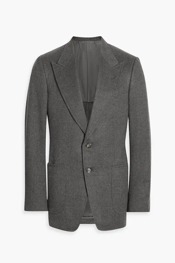 TOM FORD Cashmerefelt Blazer - Anthracite